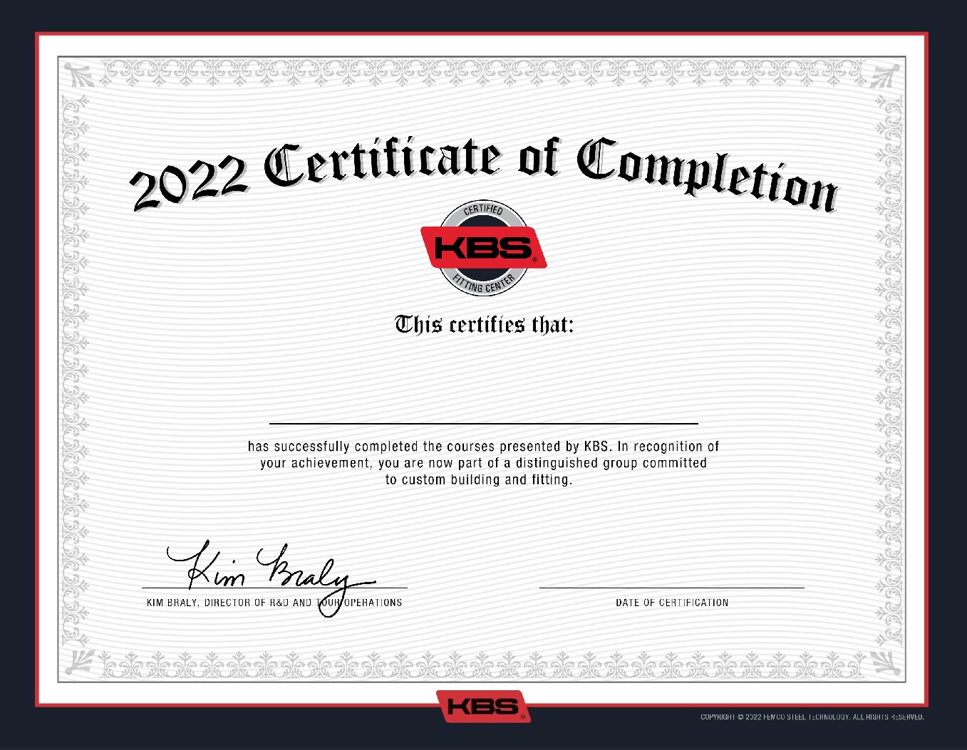 2023 KBS Educational Seminar‹2022 Certification